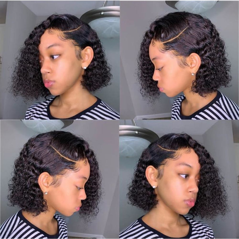 Afsisterwig - Adela| Preplucked Virgin Human Hair 360 Bob Lace Wig ...