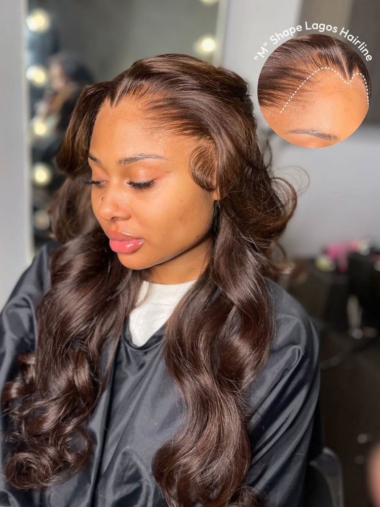 Afsisterwig - Lagos Hairline Preshaped M Hairline 13x6 Skin Melt Lace ...