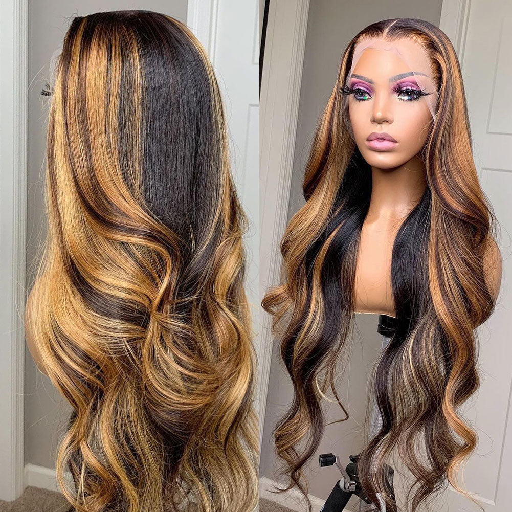 Afsisterwig - 5x5 Closure Wigs Body Wave Skin Melt Swiss Lace Wig