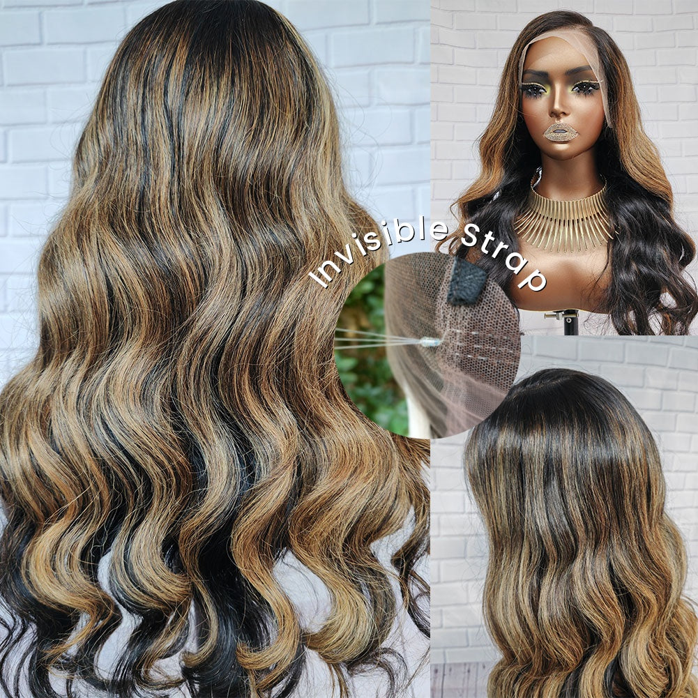 Invisible Adjustable Strap Skin Melt Lace 360/Full Lace Wig – Afsisterwig
