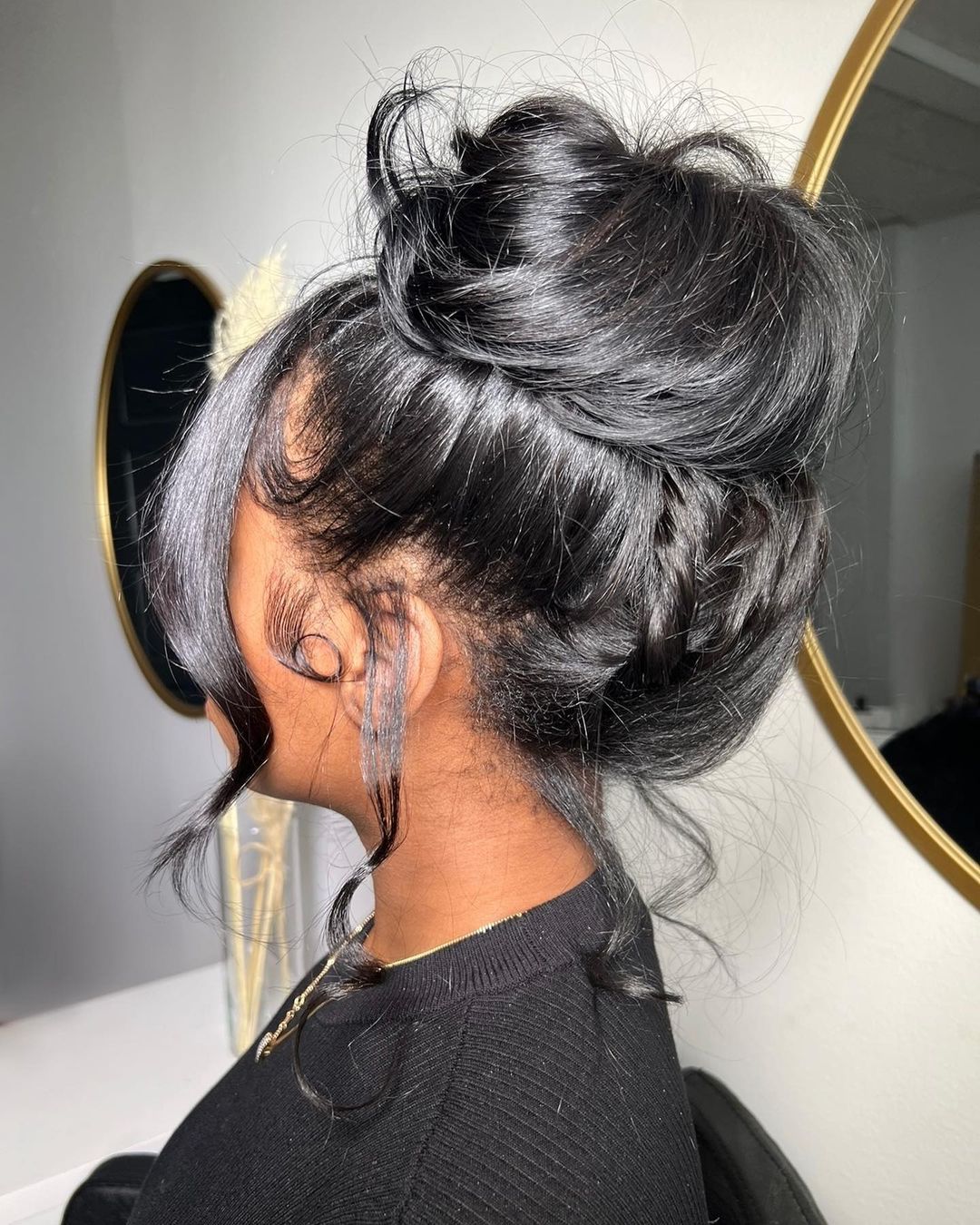 Afsisterwig - Skin Melt Full Lace Silk Straight Wig Invisible Swiss ...