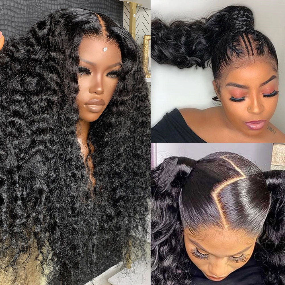 Afsisterwig - Skin Melt Full Lace Silk Straight Wig Invisible Swiss ...