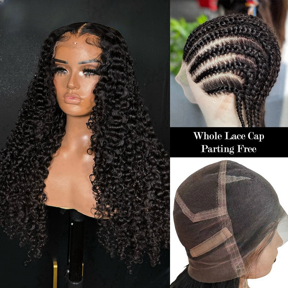 Afsisterwig - Whole Lace Cap Transparent Lace Preplucked Human Hair ...
