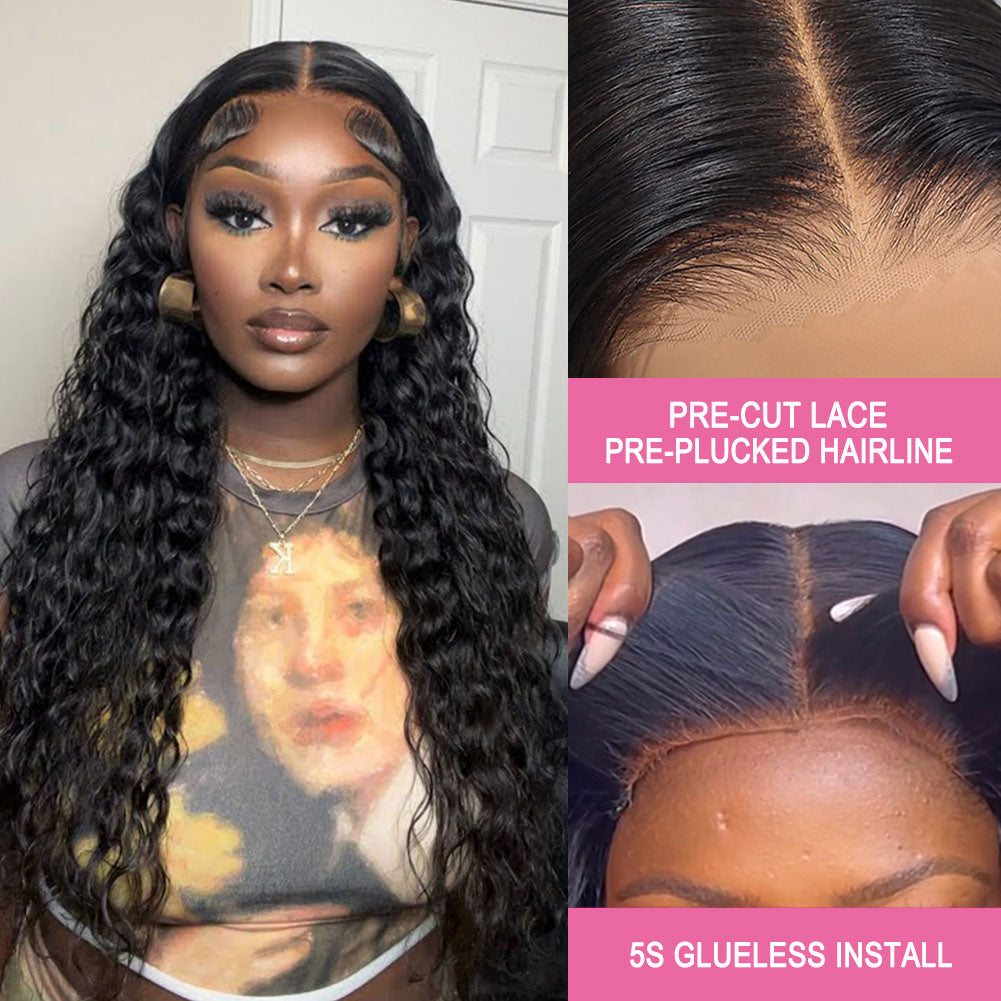Afsisterwig - 5x5 Closure Wigs Body Wave Skin Melt Swiss Lace Wig