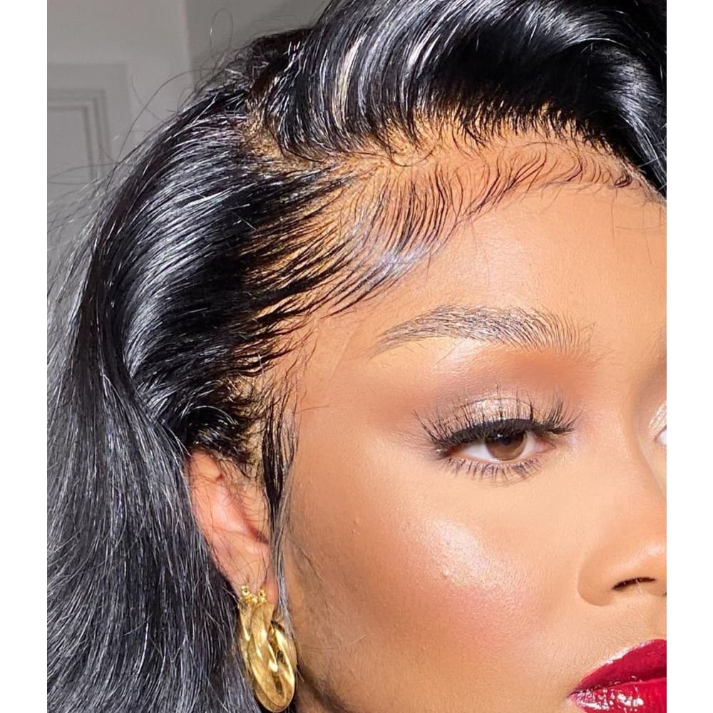 Afsisterwig - Skin Melt Lace Front Wig Body Wave 13x4 Invisible Swiss ...